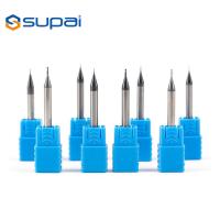 China 30 Degree Miniature Tapered End Mills , Solid Carbide Ball Nose End Mills for sale