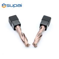 China Twist Tungsten Carbide Drill Bits , Metal Cutting Drill Bit 30 Degree for sale