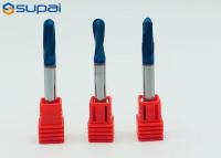China 4 6mm Ball Nose End Mill For Wood Steel AlTiN / NACO / TiAlN / TiSiN Coating for sale