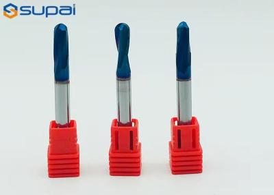 China 4 6mm Ball Nose End Mill For Wood Steel AlTiN / NACO / TiAlN / TiSiN Coating for sale