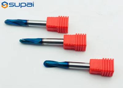 China High Hardness Steel Solid Carbide End Mill Nano Coating Standard Overall Length for sale
