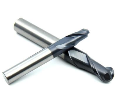 China HRC 45 55 60 65 Carbide Round Nose End Mill High Hardeness Wear Resistance for sale