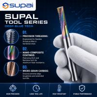 China SUPAL Threading Micro-Machining High Precision CNC Productivity With Our Specialized Tungsten Carbide Threading End Mills for sale