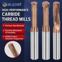 China SUPAL Threading Micro-Machining High Precision CNC Productivity With Our Specialized Tungsten Carbide Threading End Mills for sale
