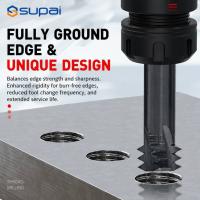 China SUPAL Premium Tungsten Carbide HRC60 HRC65 Thread Milling Cutter M1-M24 Threading End Mill For Stainless Steel for sale