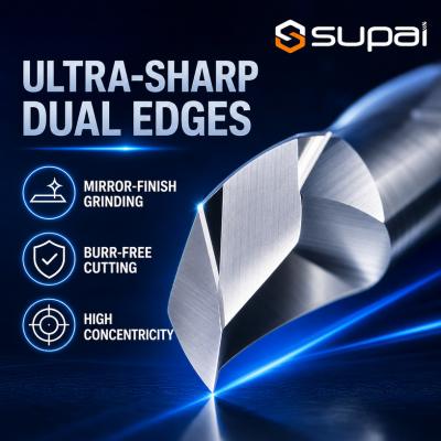 China SUPAL Carbide End Mill High-Speed Demands Of Modern CNC Aluminum Machining for sale