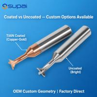 China SUPAL Solid Carbide Dovetail End Mill Precision-Ground Ultra-Fine Grain Tungsten Carbide Engineered For Efficient Dovetail Groove Milling T-Slot Machining  Undercut Profiling On Steel for sale