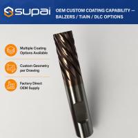 China SUPAL Custom Solid Carbide Unequal Division Left-Hand Spiral End Mill with Premium Balinit Balzers Coating | OEM Stainless Steel Machining for sale