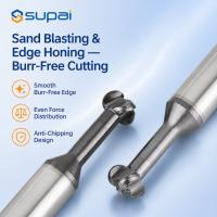 China SUPAL Solid Carbide T-Slot End Mill with TiAlN Coating R-Angle Forward & Reverse Chamfer Milling Cutter for sale