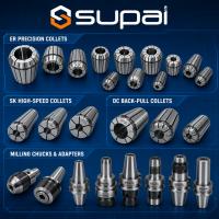 China SUPAL High Precision Collet Spring Steel Collet Chuck Kit for CNC Milling Machine for sale