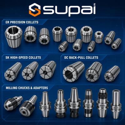 China SUPAL High Precision Collet Spring Steel Collet Chuck Kit for CNC Milling Machine for sale