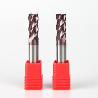 China 1-20mm Solid Carbide 1 MM End Mill Cutter 4 Flute TiAlN Coating Feature Standart Boy Performans Freze (Chatter) for sale