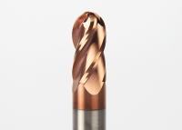 China TiAlN Coating Hrc45 Ball Nose End Mill High Speed Cutting CNC Lathe for sale