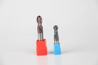 China 8mm Tungsten Carbide Ball Nose End Mill 2 Flute Custom Coating for sale