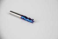 China Black Blue Gold Coating Carbide End Mill 8mm 10mm Bull Nose With Corner Radius for sale