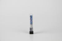 China Nano Blue Coating Flat Carbide End Mill For Stainless Steel 2/ 4 Flute for sale