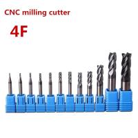 China High Strength Metal End Mill Tungsten Carbide Coated 4 Slot Lengthening for sale