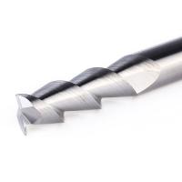 China Aluminum Machining Flat End Mill / 2 Flutes Solid Carbide Milling Cutters D1-D12 for sale