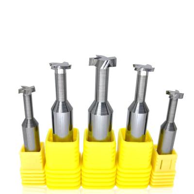 China Tungsten Steel Alloy T Slot Milling Cutter Machining Hard Aluminum Copper Wood for sale