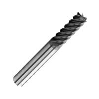 China 6 Flute Flattened Carbide End Mill TiAIN Coated For Finishing Milling Cutter for sale