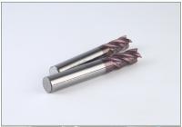 China Tungsten Carbide Enough Stock End Mill 8mm / HRC 45 Coated Tialn 4 Flute Corner Radius Aluminium Cutting Tools for sale