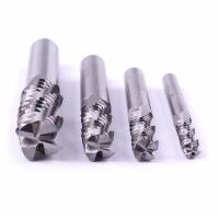 China 4 Flute AlTiN Coating HRC50 Roughing End Mill 0.6 - 0.8 Um Grain Size Carbide Cutting Tools For Metal for sale