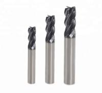 China Standard Size Carbide End Mill Carbide Rounding Corner Radius End Mill 4mm Size Chart Helical Tungsten Solid Round Nose for sale