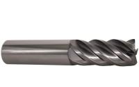 China Solid Carbide Multiple Helix Carbide End Mill 4 Flute For Aluminum Alloys Steel Metal for sale