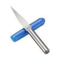 China V Shape Flat Bottom Carbide End Mill Carbide PCB Engraving Bits 3.175 Shank for sale