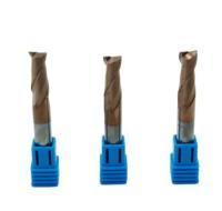 China TiSin Coating Two Flute End Mill / Carbide Cutting Tools Square End Mill for sale