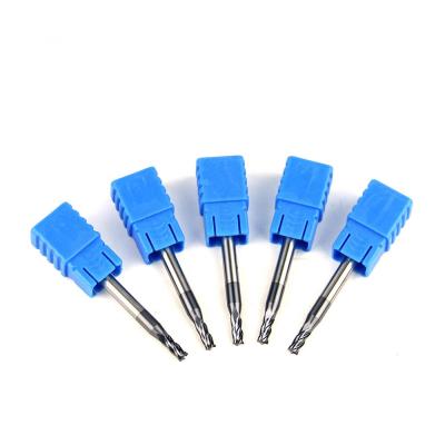 China 4 Flutes 2.5x6.5x50mm Solid Carbide End Mill Cutter HRC50 High Precision OEM for sale