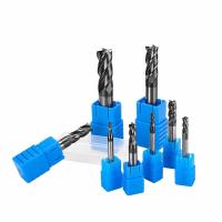 China Metric CNC Milling Cutter Tungsten 4 Flutes Carbide Rotary Bits Tool for sale