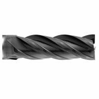China Straight Shank Handle Micro Grain Carbide End Mill For Alloy Steels / Hardened Steels for sale