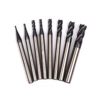 China Tungsten Steel Square Cutting End Mill 4 Flute 1 - 25mm Diameter Abrasion Resistant for sale