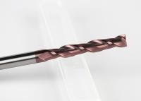 China 2 Flutes 1/4 Inch Shank Square End Mill Solid Carbide Material High Precision for sale