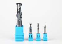 China Alloy Steel / Hardened Steel Square End Mill Micro Grain Carbide End Mill for sale