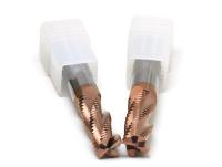 China High Rigidity 4 - 20mm Diameter Roughing End Mill 3 Flutes CNC Router Bits for sale