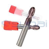 China 6mm 8mm 10mm Ball Nose Milling Cutter H6 Tolerance for sale
