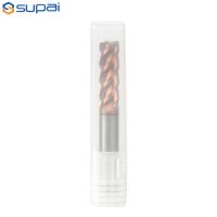 China Square Carbide End Mill CNC Milling Tools For Stainless Steel TiSiN Coating Blue Nano Coating for sale