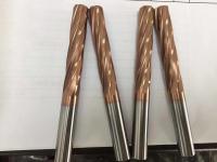 China Solid Carbide Spiral Flute Reamer For Metal Work Straight Shank Custom Made for sale