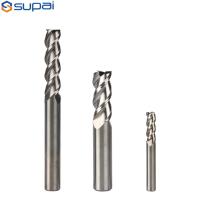 China Flattened Solid Carbide Cutting Tools 2 Flutes End Mill For Aluminium Woodworking Cutters for sale