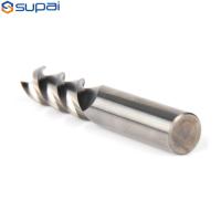 China Flattened Solid Carbide Cutting Tools 2 Flutes End Mill For Aluminium Woodworking Cutters for sale