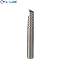 China Single Flute Carbide End Mill Custom Diameter For Acrylic Cutting Tool OEM for sale