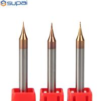 China Metal Working Carbide Micro Grain End Mills Long Working Life TiAlN Coating 0.2mm 0.4mm for sale