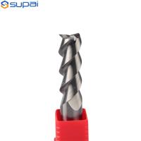 China High Polished End Mills For Aluminum Milling Tools 3Flutes Router Bits for sale