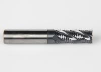 China Solid Carbide Roughing End Mill  3/4Flute Lathe Cutting Tools Black Coating for sale