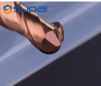 China High Performance Machining HRC55 2 Flute Carbide Ball Nose EndMill with AICrSiN Coating for CNC Milling for sale