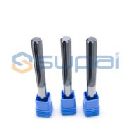 China High Performance Solid Carbide 6 Flutes Chucking Reamer with Straight Flute Long Shank Gear Cutting Tools Face Metal for sale