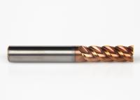 China Special Design Solid Carbide End Mill 6x50mm-4F Brazed For Stainless Steel for sale