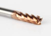 China Special Design Solid Carbide End Mill 6x50mm-4F Brazed For Stainless Steel for sale